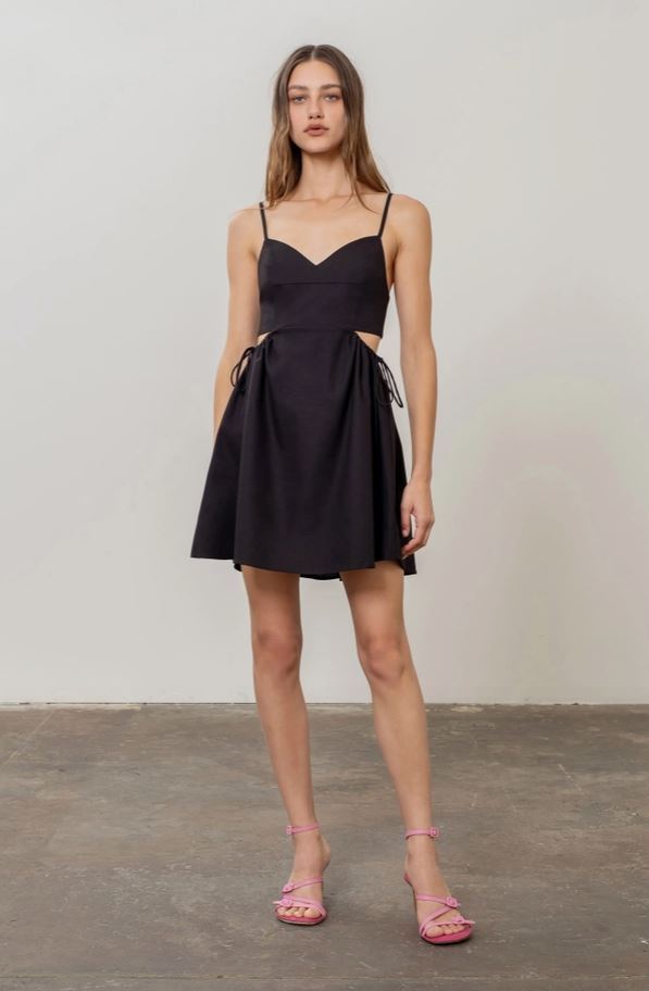 Nicely Structure Cutout Mini Dress | LilyRain Nicely Structure Cutout Mini Dress | LilyRain